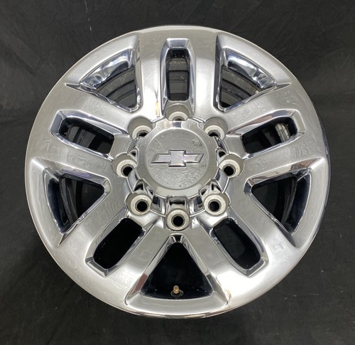 18” CHEVY SILVERADO 2500 3500 LTZ Z71 2015-2019 FACTORY CHROME WHEEL ...