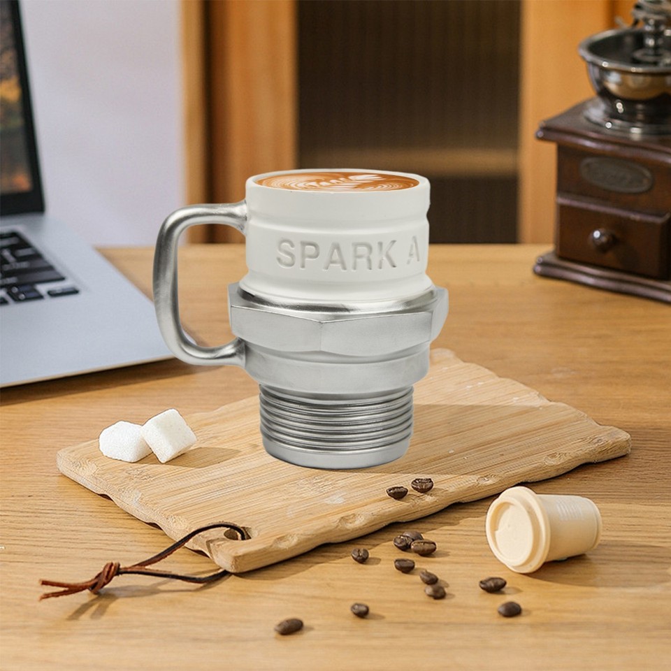 Spark Plug Mug, Engine Spark Plug Design, Novelty Coffee Mug | eBay UK