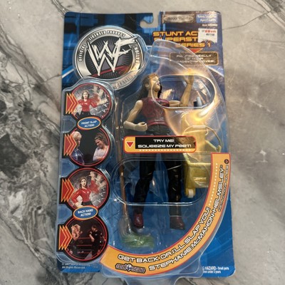 NIP 2001 Stephanie McMahon-Helmsley WWF Stunt Action Figure Superstars ...