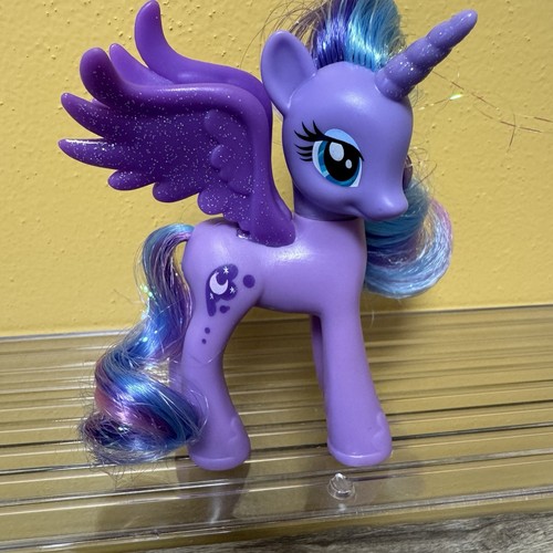 My Little Pony Princess Luna - Crystal Empire 4” Brushable Tinsel Hair ...