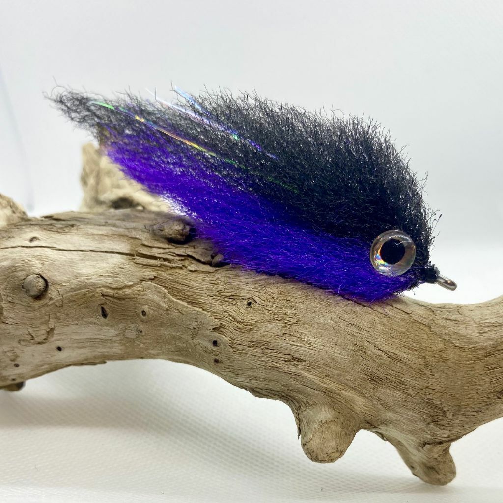 EP Baitfish Minnow Streamer Fly, Black/Purple, size 2/0, 1/0 or 2 | eBay