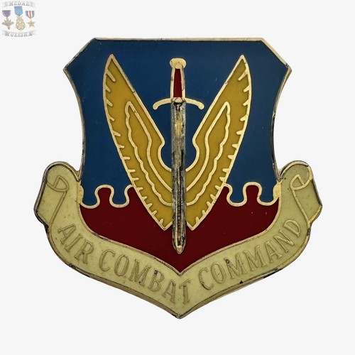 AIR FORCE AIR COMBAT COMMAND CREST INSIGNIA SECURITY FORCES 1-1/2” SIZE ...