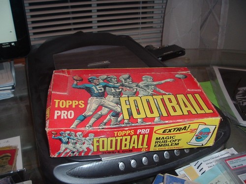 1965 Topps Football Cards Empty Display Box 5 Cents TOUGH! | eBay