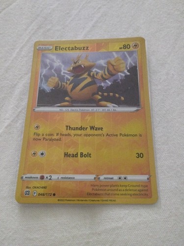 Electabuzz - Brilliant Stars Reverse Holo - 046/172 - Near Mint | eBay