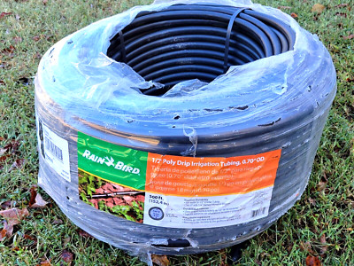 .700 Tubing 500 FT RAIN BIRD 1/2" PolyDrip Irrigation Tubing 0.70 OD ...