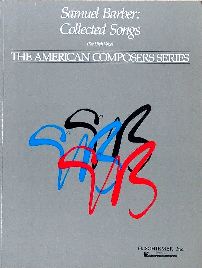 Samuel Barber COLLECTED SONGS for High Voice ~The American Composers ...