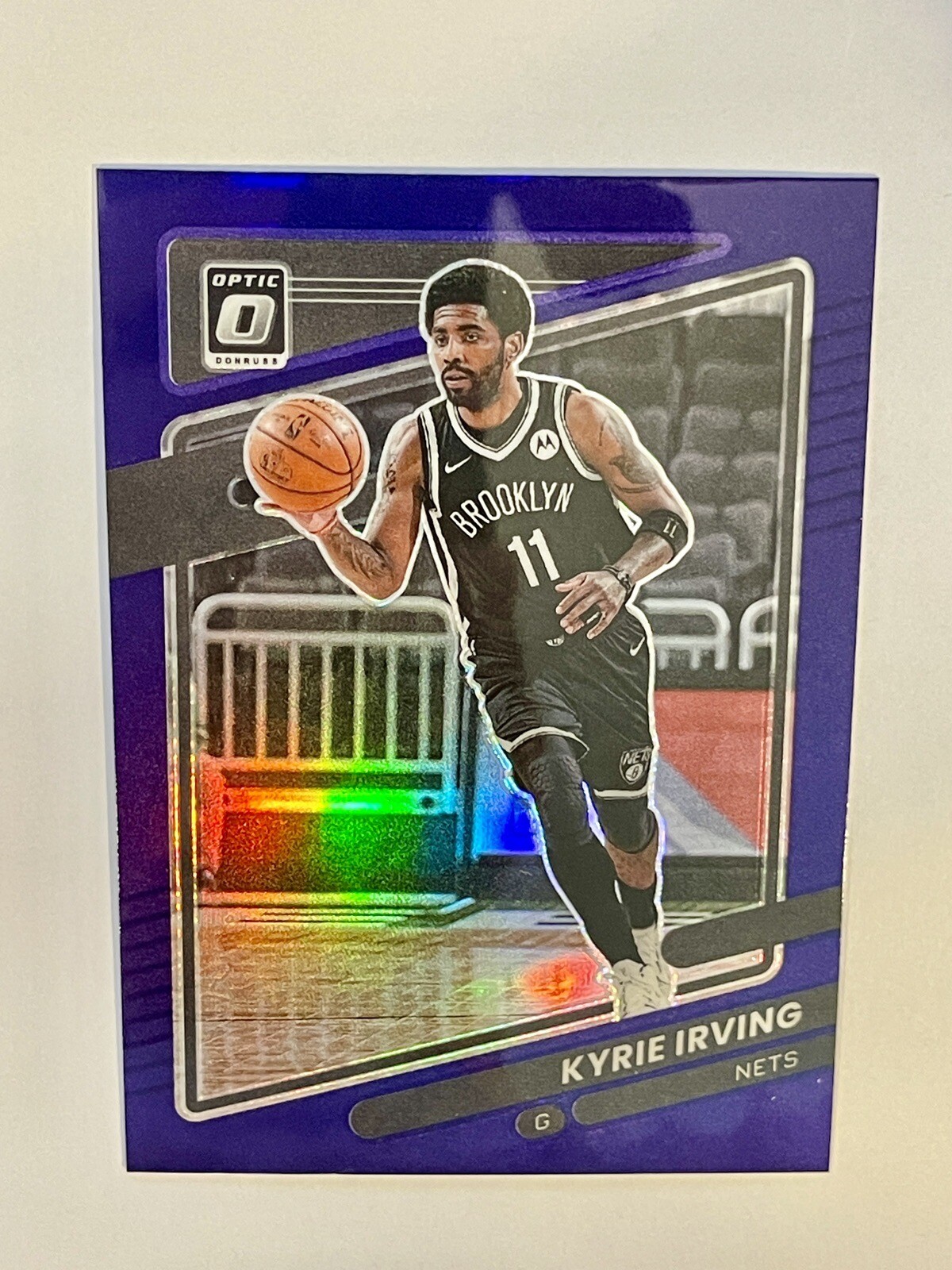 2021-22 Panini Donruss Optic Kyrie Irving Purple Prizm Card Rare #96 | eBay