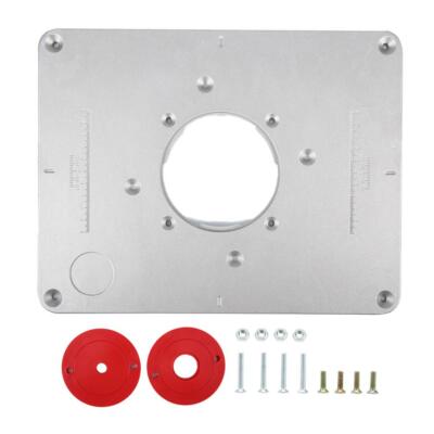 DIY Aluminum Router Table Insert Plate For Router Woodworking Worktable ...