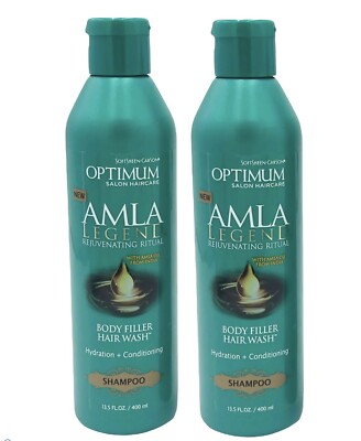 2 Pack SoftSheen Amla Legend Rejuvenating Body Filler Hair Wash 13.5 oz ...