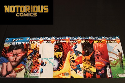 Superman Rebirth 1 2 3 4 5 6 7 Complete Comic Lot Run Set DC EXCELSIOR ...