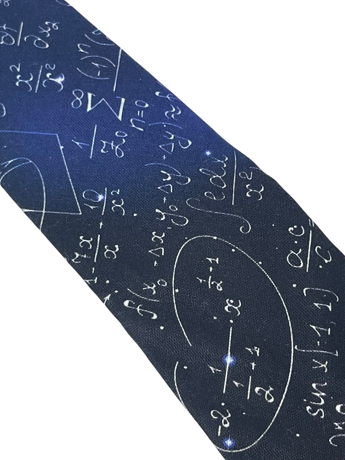 Frederick Thomas navy dark blue tie starry sky maths equations algebra ...
