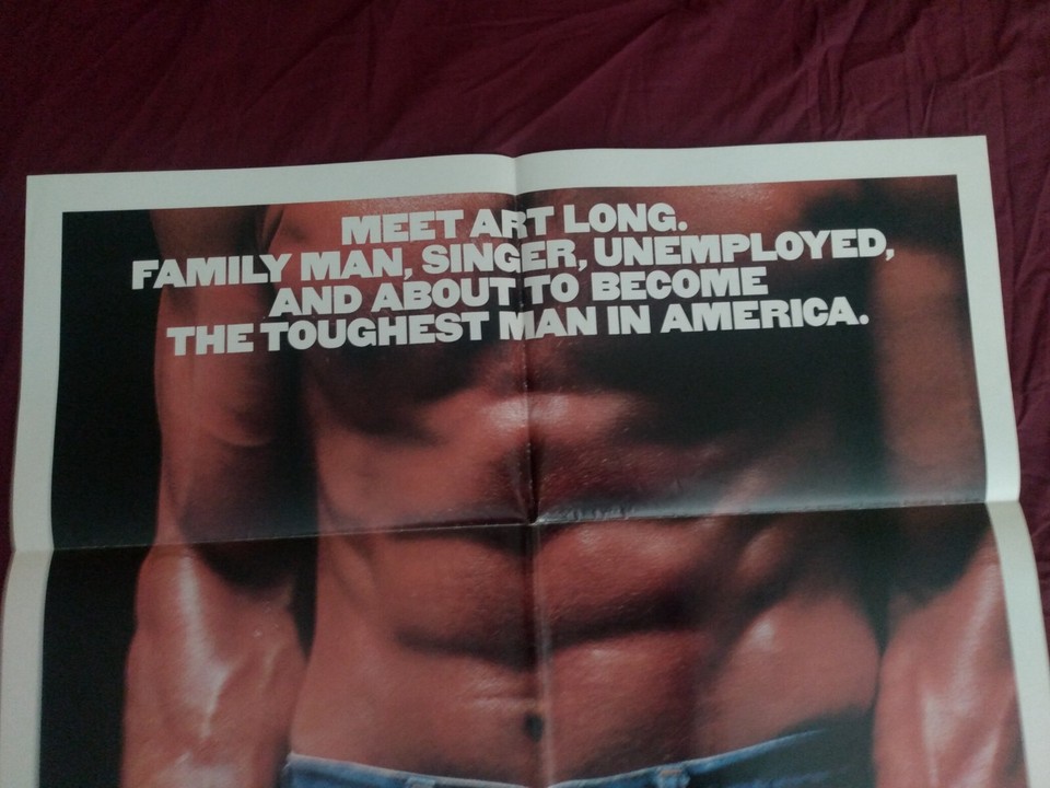 Tough Enough Original 27x41 One Sheet 1983 Dennis Quaid Pam Grier ...