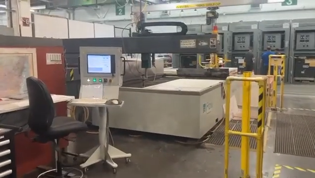 2017 Flow Mach 2 2031b CNC Waterjet Cutting System 6x10 Table Size 30 ...