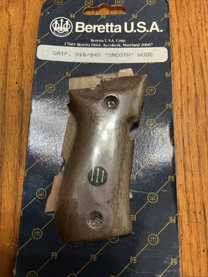 Beretta 81B/84B Smooth Walnut Grips Beretta Logo NEW IN PACKAGE | eBay