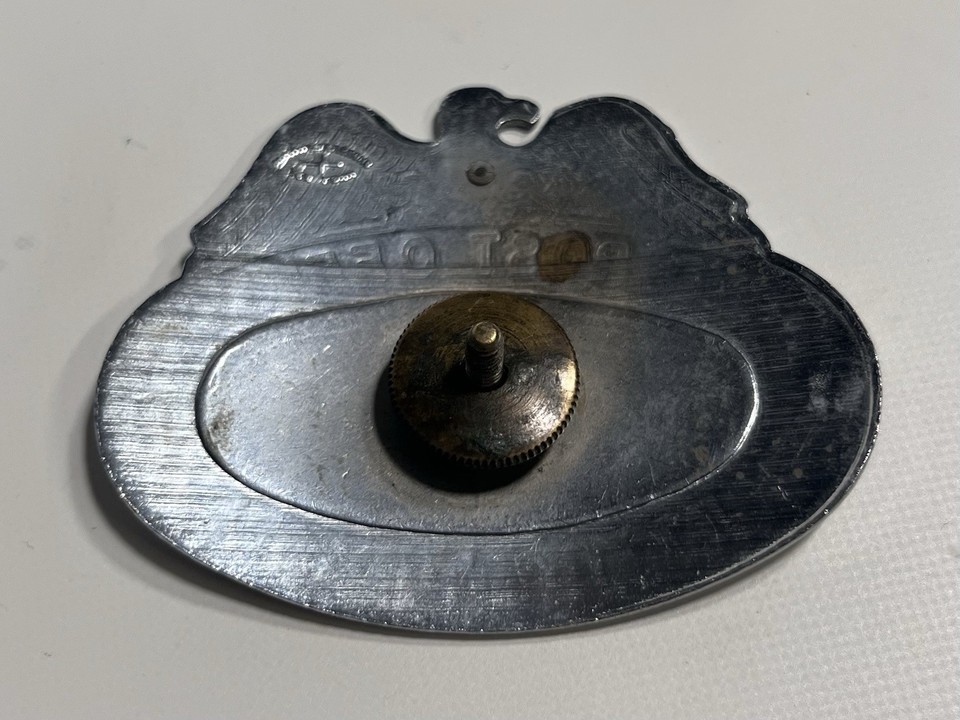 Vintage US Post Office USPS #10 Letter Carrier Hat Badge Pin Walter ...