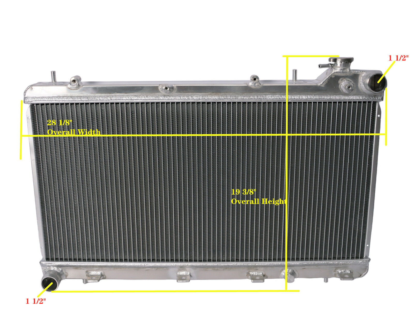 Aluminum Radiator Subaru 2004-2008 Forester/1993-1998 Impreza Gc8 MT 1. ...