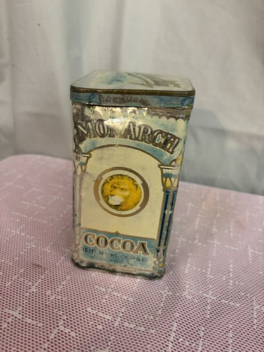 VINTAGE MONARCH COCOA TIN LITHO CAN CHOCOLATE REID MURDOCH & CO Lion | eBay