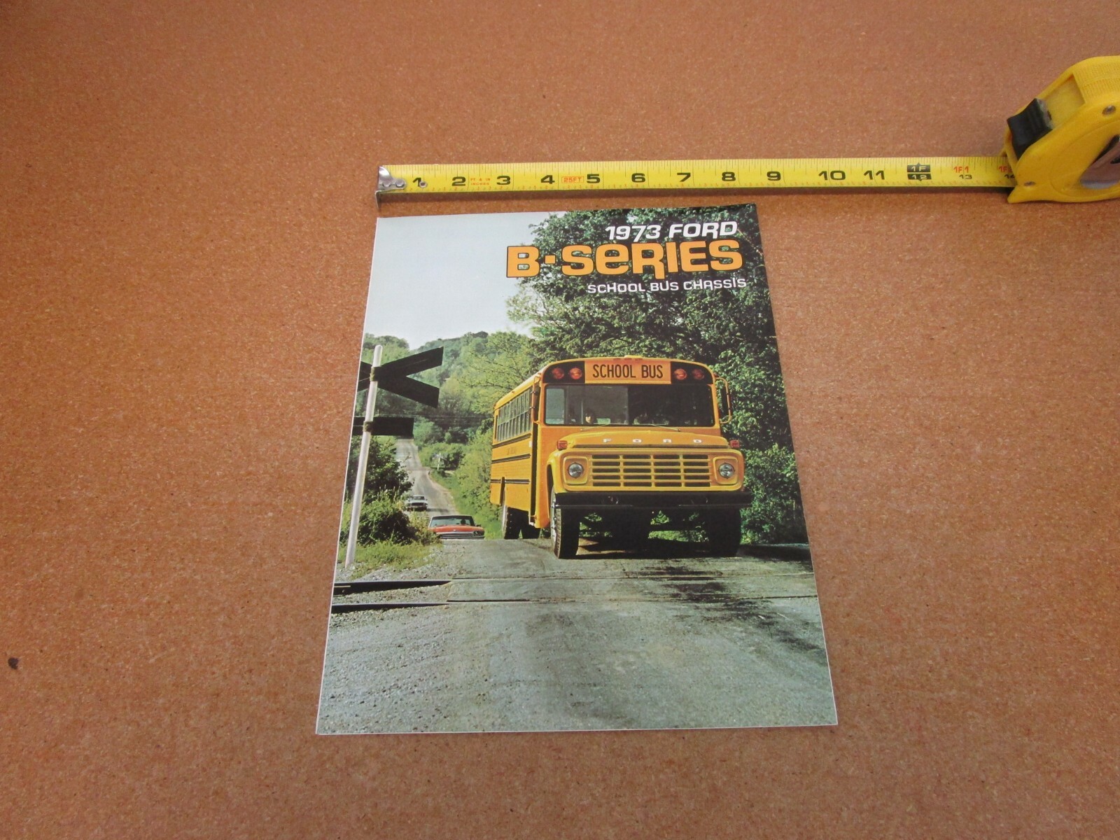 1973 Ford B-series school bus B500 B600 B700 truck sales brochure 6 pg ...