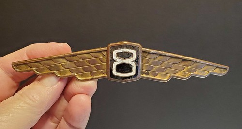 Original NASH 8 Wings Enamel Radiator Badge Emblem 1929-30 Series 490 ...
