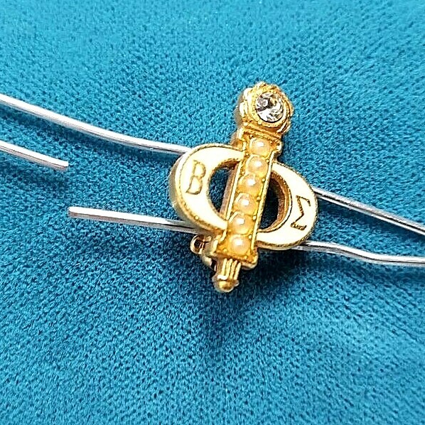 Vtg Beta Epsilon Phi Sorority Pin Brooch Fraternity Lapel Pledge Pin W ...