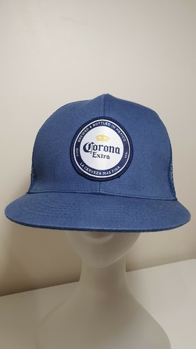 CORONA EXTRA BEER CAP HAT, SNAPBACK, BLUE, NEW WITHOUT TAGS | eBay