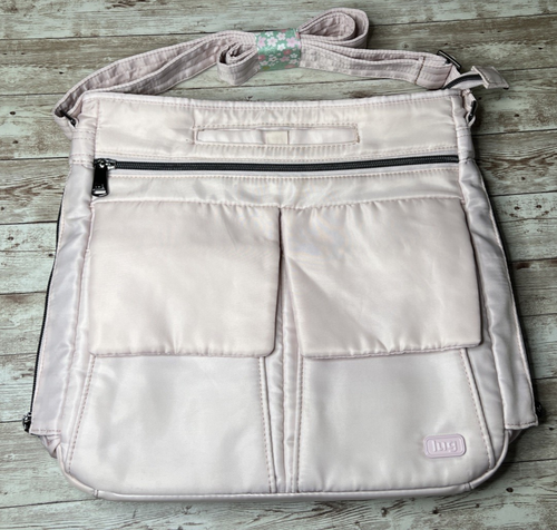 LUG Happy Camper Bag Messenger Crossbody Shoulder Rare! Powder Pink | eBay