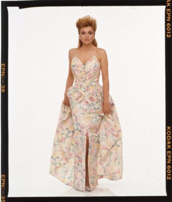 Emma Samms Dynasty era Full Length Glamour Photo Shoot Original ...