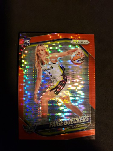 2025 Panini WNBA Prizm Paige Bueckers Red Pulsar Prizm Refractor 147 ...