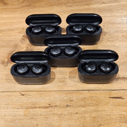 Lot of 5 JLab Go Air Pop Ear Buds Bluetooth Wireless Black TWS IPX4 ...