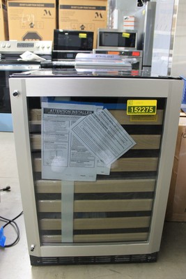 GE Monogram ZDWR240NBS 24" Stainless 57-Bottle Wine Reserve NOB #152275 ...