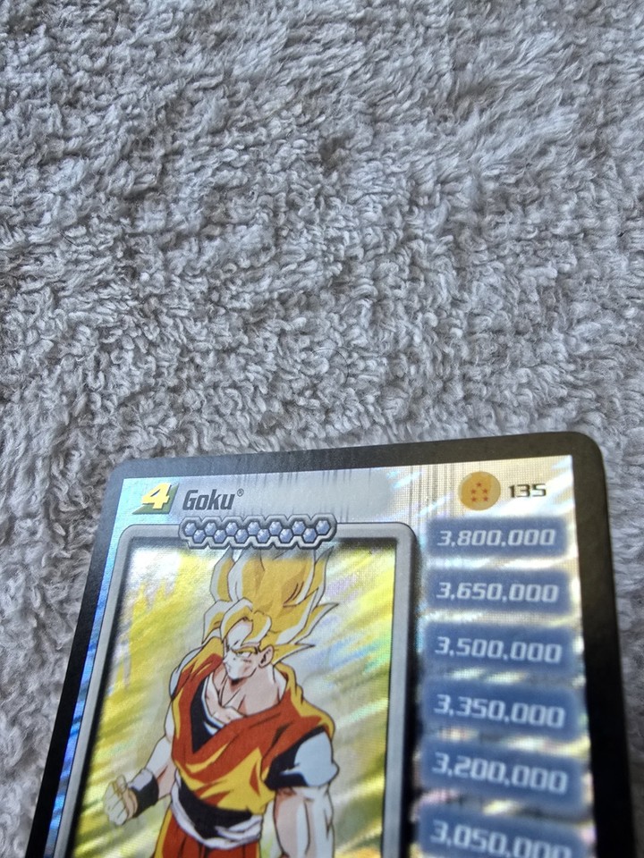 DBZ Dragon Ball Z FOIL Goku 135 CCG Unlimited Cell Saga MP Score | eBay