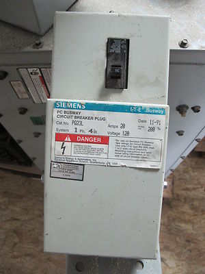 Siemens PQ23L 1 Phase, 4 Wire, Reloc Bus Duct Plug NEW-S | eBay