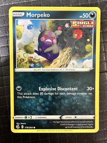 Morpeko #179/264 SWSH Fusion Strike Pokemon Common Card | eBay