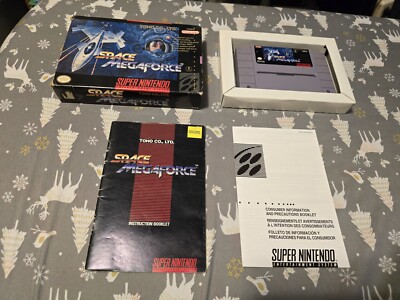 Space Megaforce (Super Nintendo SNES) Authentic Complete CIB! EX ...