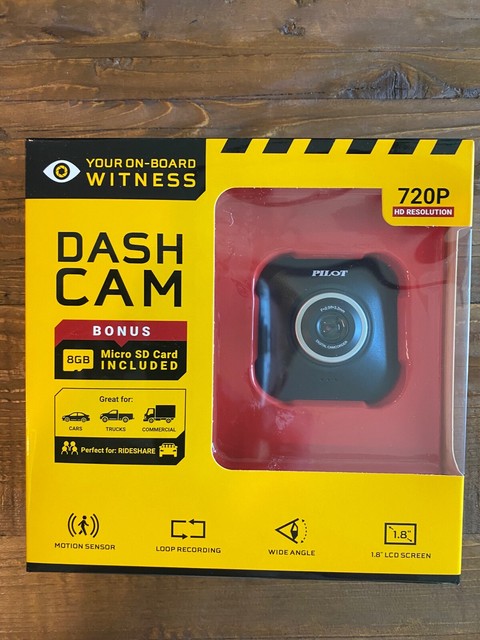 Pilot Dash Cam Wm-802 720p HD Resolution With 8gb SD Card Complete 2020 ...