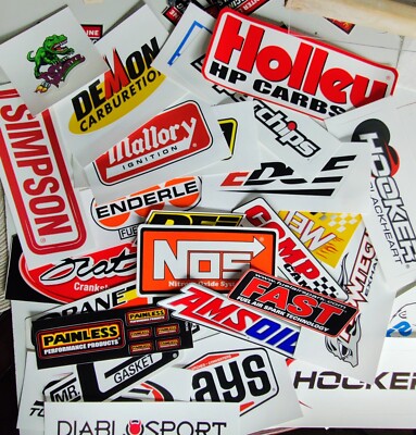 Lot of 35+ Classic & Various Racing Decals Stickers NHRA ManCave Tool ...