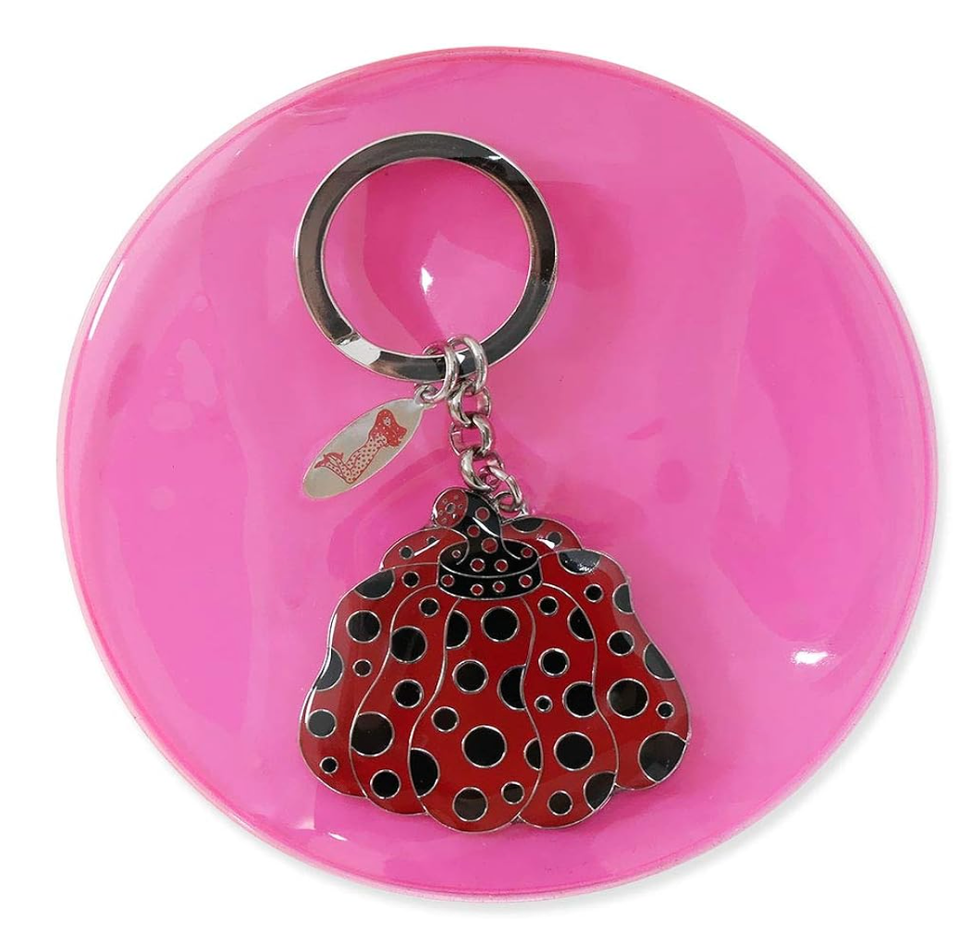 Yayoi Kusama Red PUMPKIN Black Dots Key Ring MoMA Love Forever | eBay