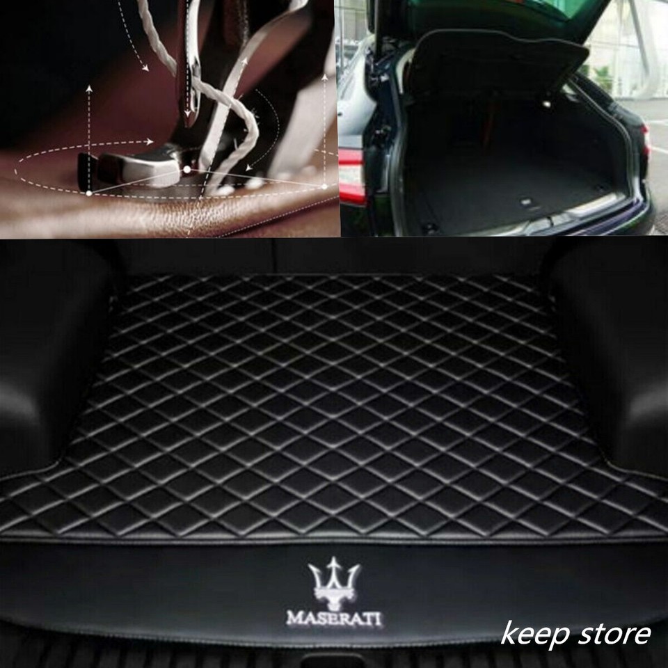 For Maserati Gran Turismo Ghibli Levante Quattroporte Car Trunk Mat ...