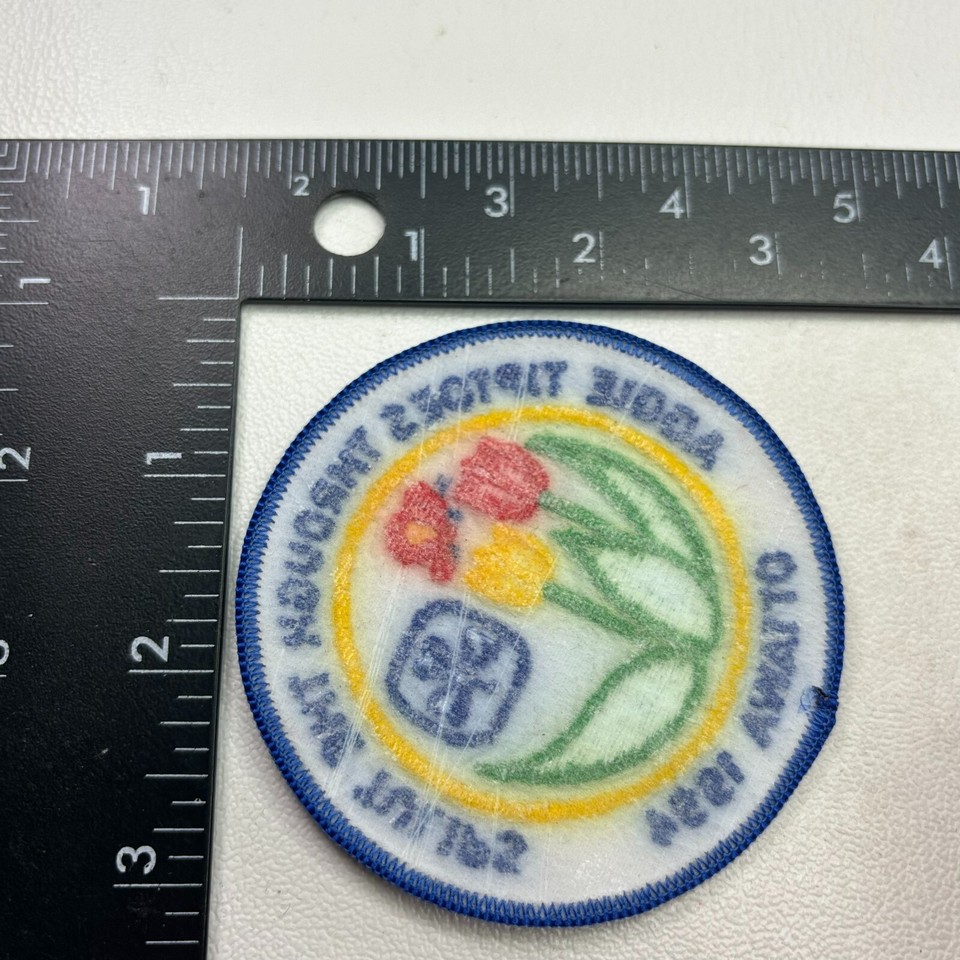 Vintage GIRL GUIDES Scouts AGGIE TIPTOES THROUGH THE TULIPS Flower ...