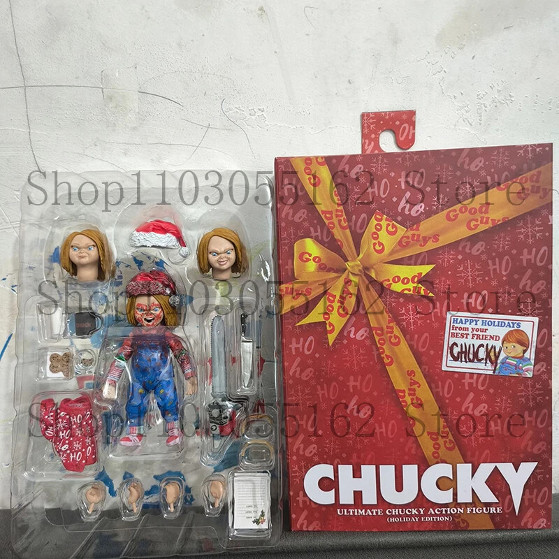 NECA Good Guys Christmas Chucky Doll Child's Play Action Figure Model ...