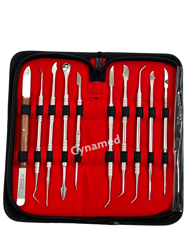 GERMAN Stainless Dental Lab Equipment Dental Kit Wax Carving Tool Set ...
