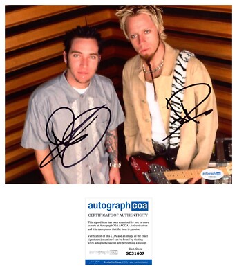 ‘Lit’ Rock Band Signed Autograph 8x10 Photo Jeremy & A. Jay ACOA Popoff ...