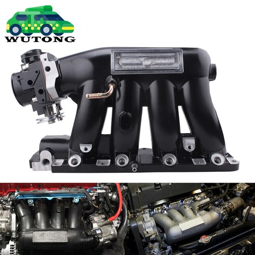 For K20 K20Z3 K24A2 K24 Intake Manifold + 70mm Throttle Body TPS K ...
