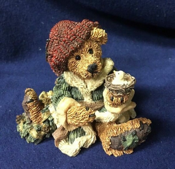 Boyds Bears Friends Elgin The Elf Bear 2236 1994 Boyd Bearstone ...