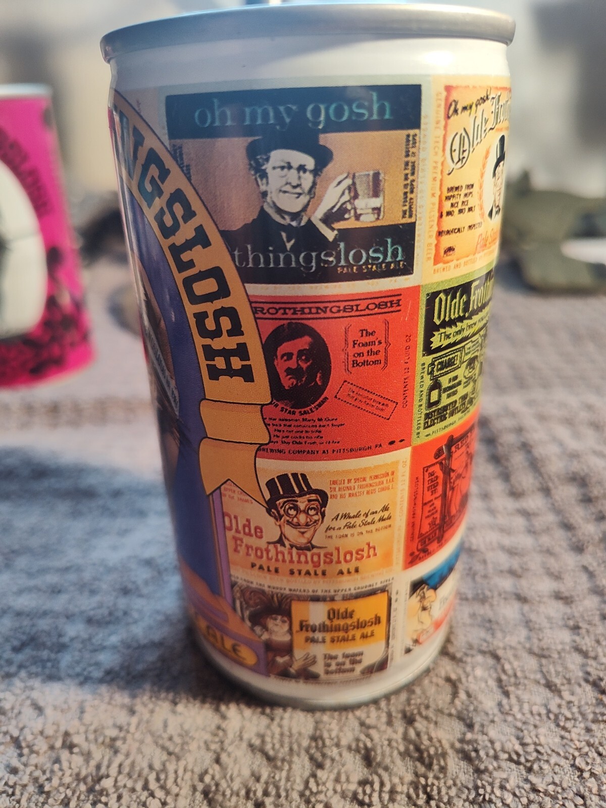 Olde Frothingslosh Pale Stale Ale Vintage Steel Pull Tab Beer Cans 70s ...
