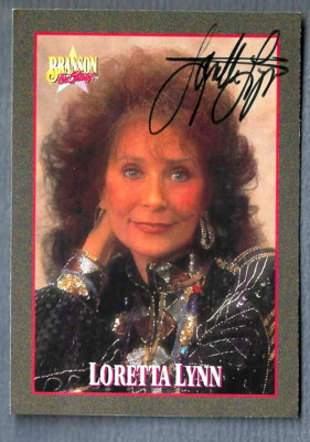 Loretta Lynn Country Singer Autographed Signed 1992 Branson on stage ...