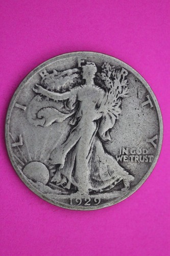 1929 S Walking Liberty Half Dollar Scarce Semi Key Date Silver Walker ...