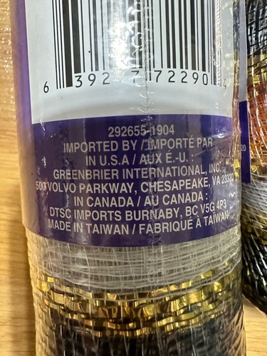 Decorative Mesh 4 Rolls Of Multi Color RollsShown 6 Inches By 5 Yards ...