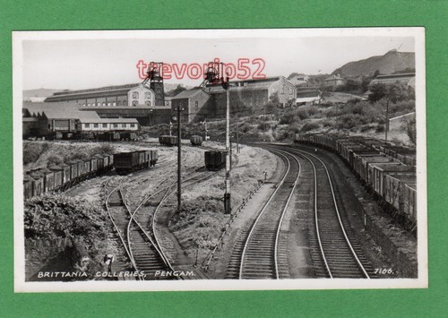 Britannia Collery Colliery Railway Pengam RP pc unused RA Series Ref ...