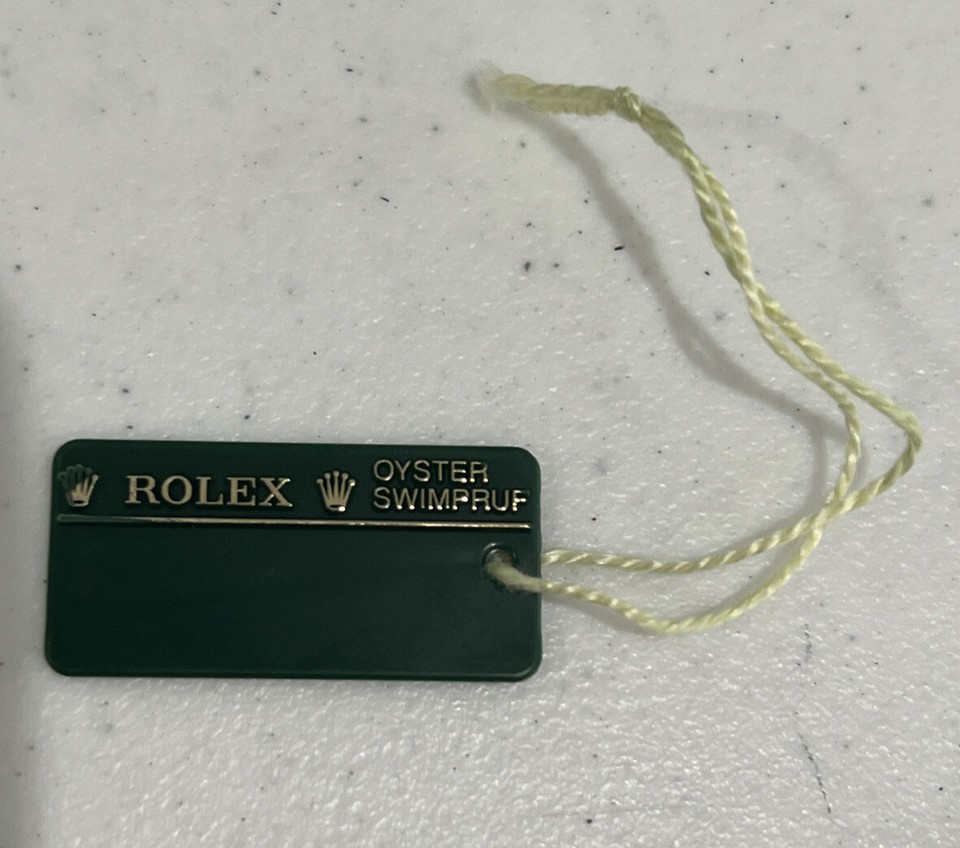 Rolex Hang Tag Green Oyster Vintage 116713LN Authentic Original Serial ...